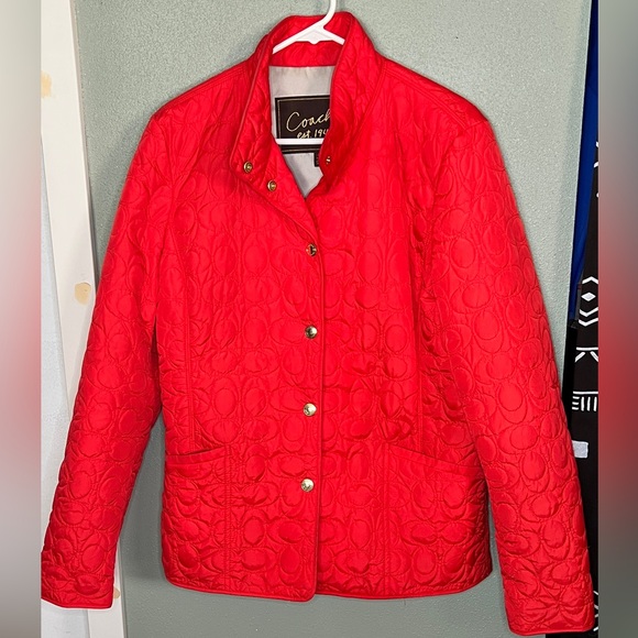 Coach | Jackets & Coats | Coach Quilted Jacket L | Poshmark